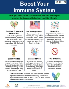 How to Boost your Immunity Poster – EXCITE